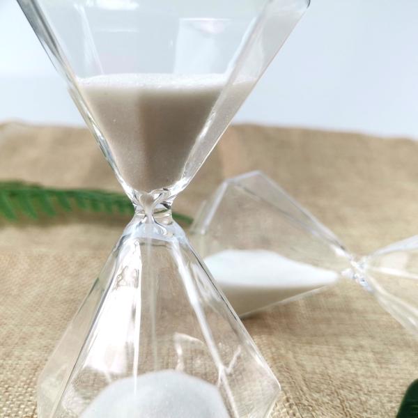 Quality Diamond Sand Timer Hourglass 1-30min Logo Customized Timekeeping Device for sale