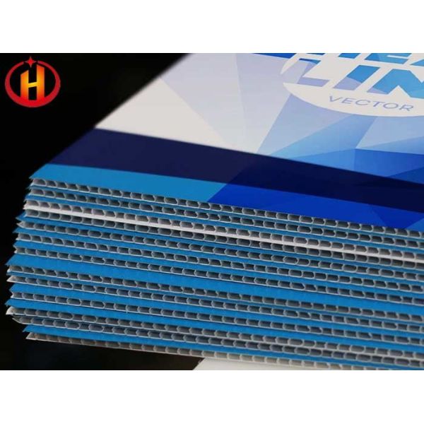 Quality Multi Color Silk Printing Durable Custom Corflute Signs Recyclable for sale