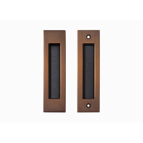 Quality Invisible Brass Sliding Door Lock Set 48mm 180mm For Bathroom / Kitchen for sale