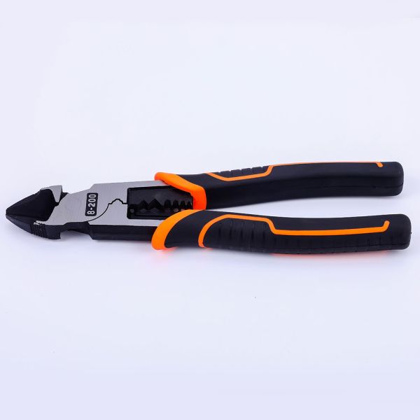 Quality HRC62 8 Inch High Leverage Wire Side Cutters Side Cutters Electrical for sale