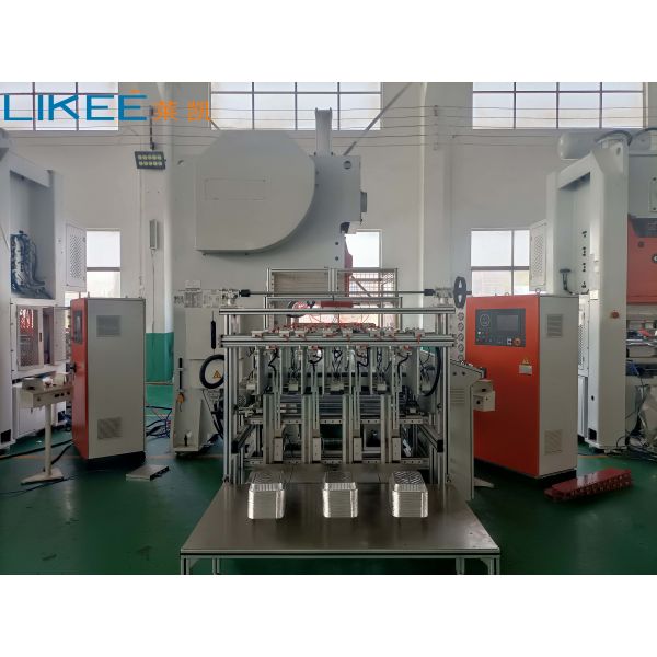 Quality Simense Motor Controlled Pneumatic Type 63Ton Aluminium Foil Container Making for sale
