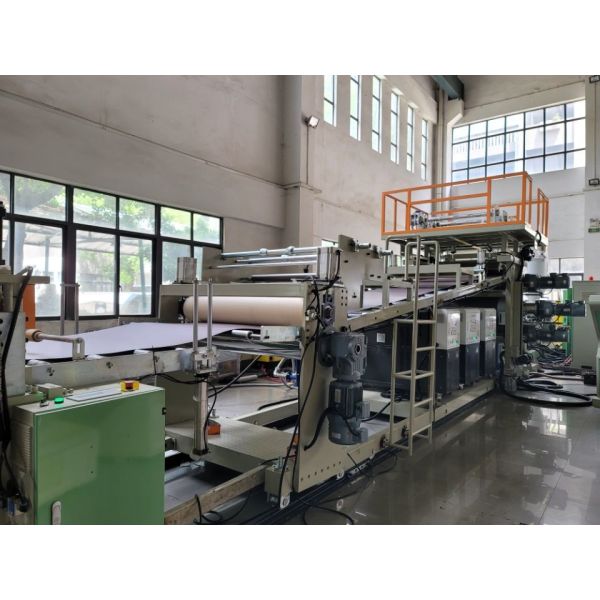 Quality Trolley Case Sheet Extrusion Machine , PC ABS Luggage Sheet Extrusion Machine for sale