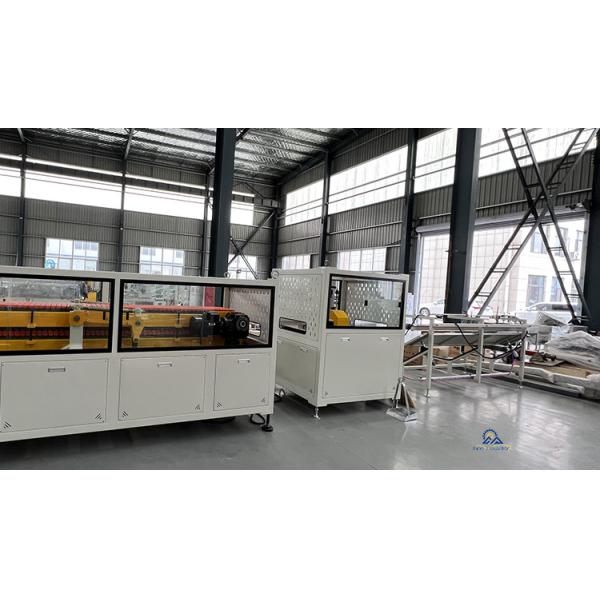 Quality 38CrMoALA Screw Material WPC Solid Door Frame Extrusion Line For Door Production for sale