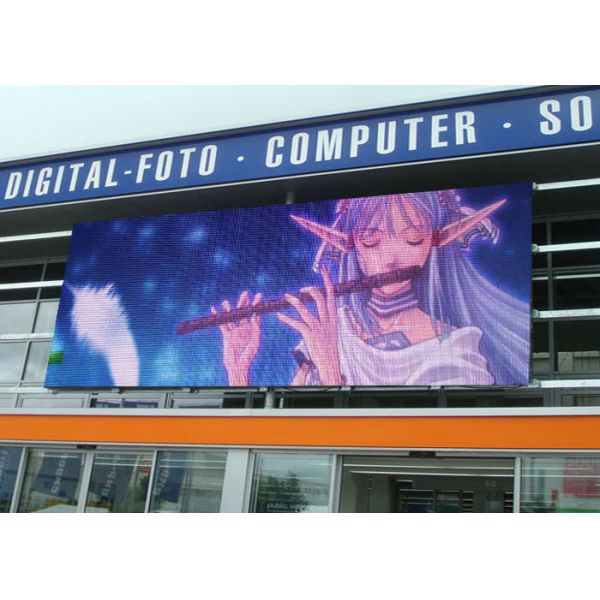 Quality 1R1G1B Road Advertising Commercial High Quality Large Hd P8 Outdoor Waterproof Full Color Led Video Screen for sale