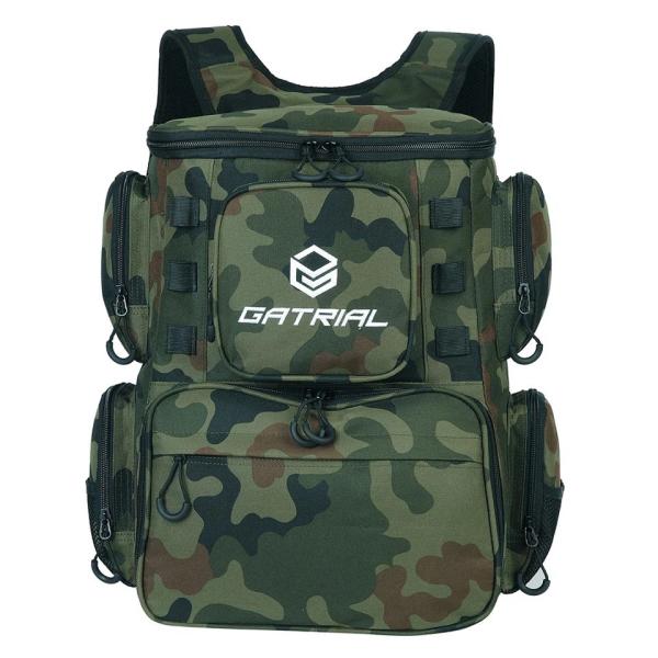 Quality Functional Camouflage Fishing Backpack Waterproof Customized for sale