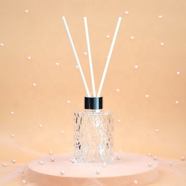 Quality Home Decorative Reed Diffuser Bottle 50ml Hexagon Aromatherapy Glass Bottles for sale