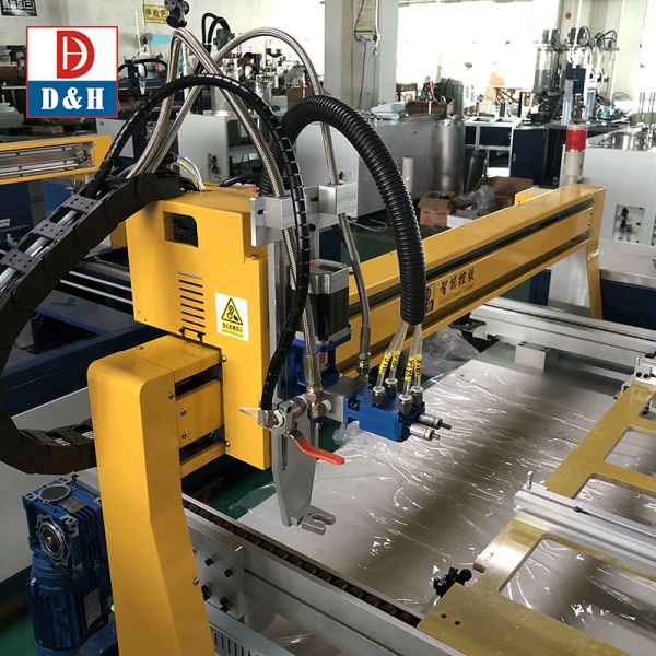 Quality 700x700x100mm Working Area Auto Glue Dispensing and Mixing Machine for Two for sale