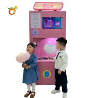 Quality Commercial Automatic Cotton Candy Vending Machine ROHS Multi Language for sale