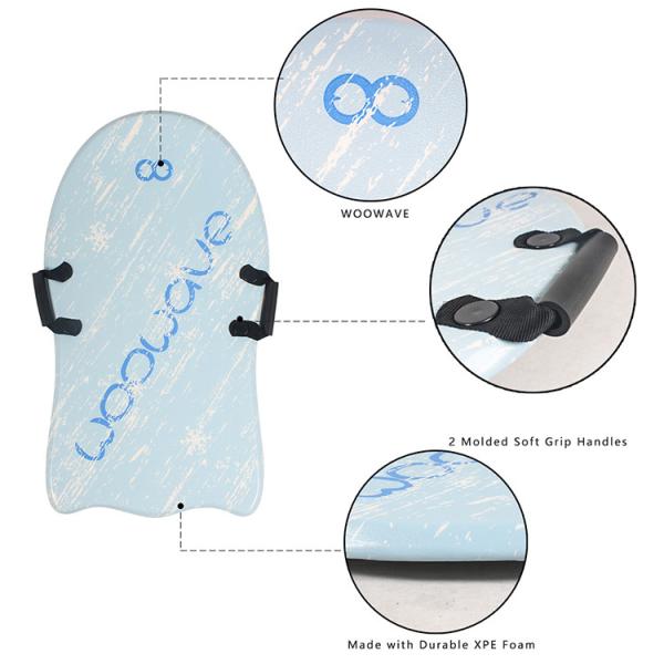 Quality Customized Snow Skiing Snow Sleds with Brake and Semi-ellipse Snowboard Snow for sale
