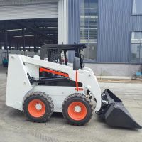 Quality Front Discharge Mini Skid Steer Loader with 4 Cylinders and Full Assistive for sale