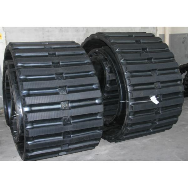 Quality Alternative Komatsu Rubber Tracks , Dumper Crawler Track Superior Traction for sale