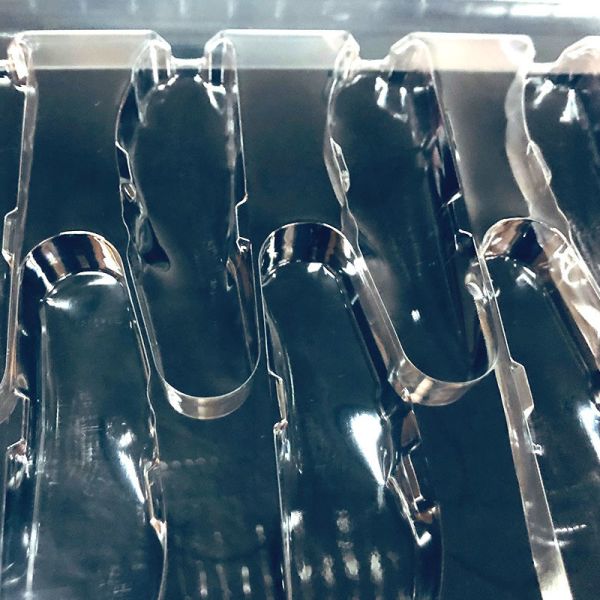 Quality Transparent PET Plastic Packaging Tailored Disposable Blister Tray for Folding for sale