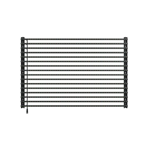 Quality Outdoor Flexible Led See Through Screen HD Full Color 7200CD/Sqm for sale