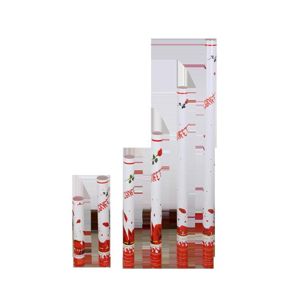 Quality 30cm Wedding Party Confetti Cannon Popper Red Heart Rose Petal for sale