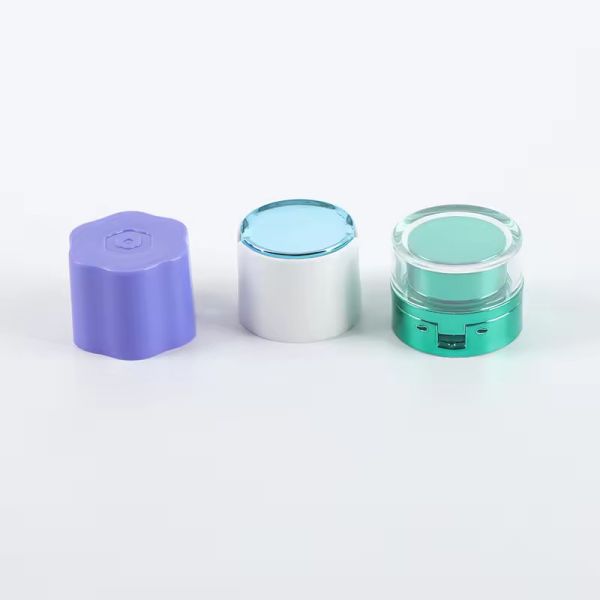 Quality Acrylic Tube Cap PE Plastic Screw Cap Clear For Cosmetic Hose for sale