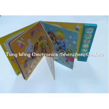 Quality Colorful 6 Push Button Sound Module With standard sound or custom voice for sale