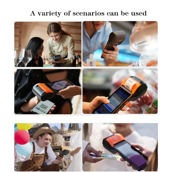 Quality 4G Smart 5 Inch Handheld POS Machine 16 GB with Android 11 Sunmi V2S for sale