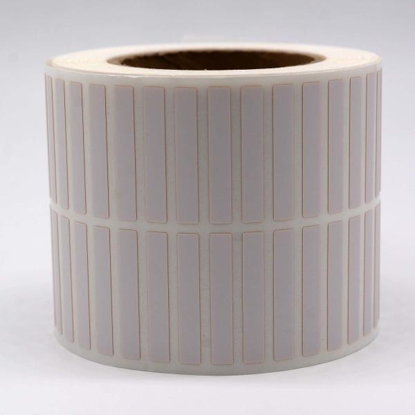 Quality 25mmx4mm High Temperature Adhesive Labels 1mil White Matte Polyimide for sale