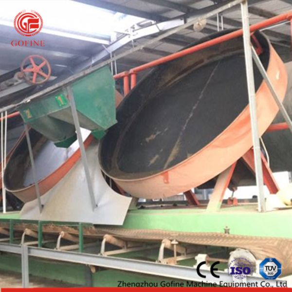 Quality Organic Fertilizer Pan Granulator Energy Saving High Production Effcciency for sale