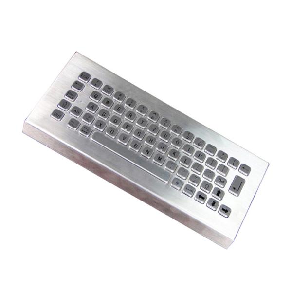 Quality Waterproof Steel Industrial Desktop Keyboard 20mA For Workstation for sale