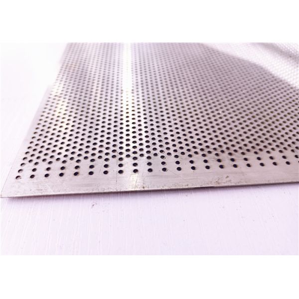 Quality 2mm Hole 4mm Pitch Perforated Sheet Metal 4x8 For Hotel Hall for sale