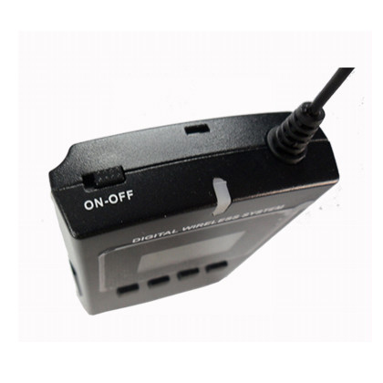 Quality Black Bi Directional Tour Guide Audio System with Lithium Battery for sale