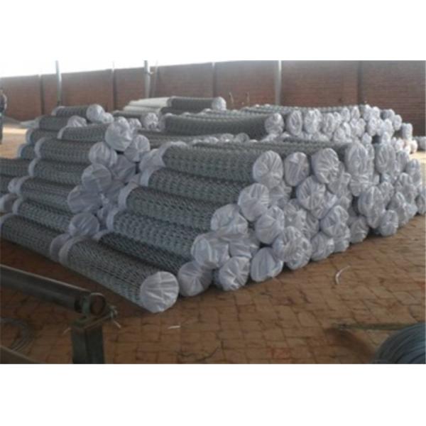 Quality 9 Guagex 2'' Galvanized Chain Link Mesh Fence Fabric For Comercial and for sale