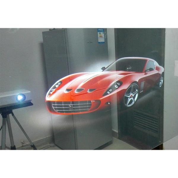 Quality Transparent 3D Holographic Projection Film Rear Window Hologram Projection Film for sale