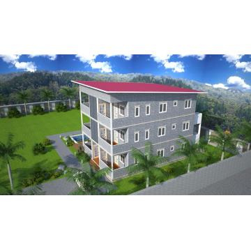 Quality Prefabricated Apartment Buildings / Living Or Office Supply Buildings for sale