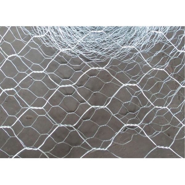 Quality 0.914m 18 Gauge Galvanized Hexagonal Wire Mesh Corrosion Resistant for sale