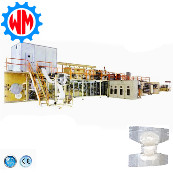 Quality Innovative 400pcs/min Adult Diaper Making Machine for Improved Efficiency and Productivity for sale
