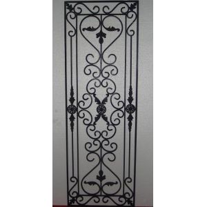 Quality Oxidation Resistance 1800mm Iron Doors With Glass Inserts 1.9in for sale