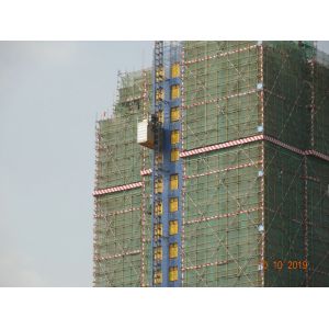 Quality Construction Site Adjustable 36M / Min Building Material Hoist for sale