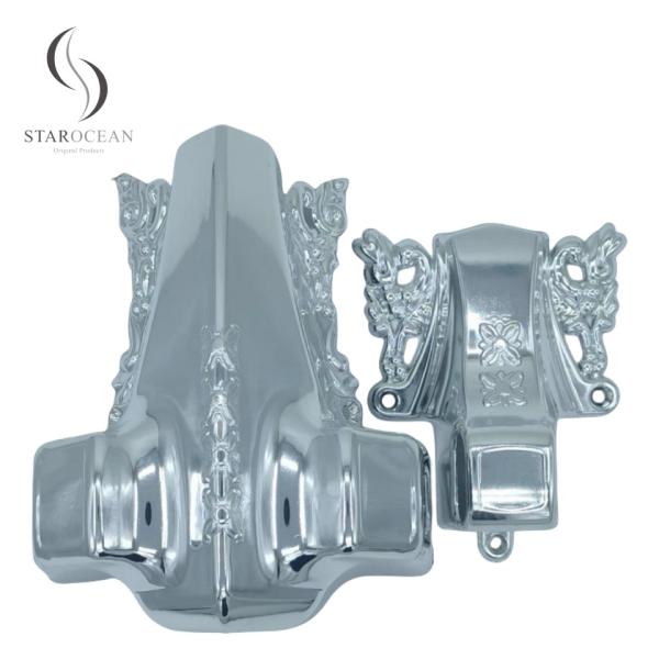 Quality Silver ABS New Material Quality Coffin Corner Heavy Weight Resistance 3# S for sale