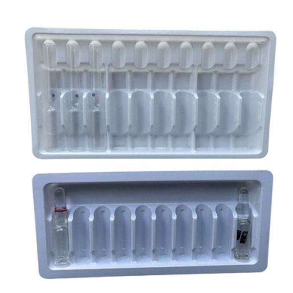 Quality Customized Pharmaceutical Packaging Disposable Blister Vial Medical Plastic Tray for sale