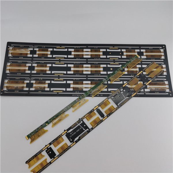 Quality 12L Flex And Rigid Flex Pcb Current High With Gold Fingers 200G Optical Module for sale