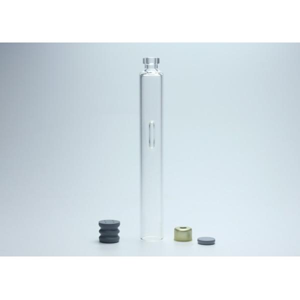 Quality 4ml Double Cavity Pharmaceutical Cartridges , Transparent Medical Cartridges for sale