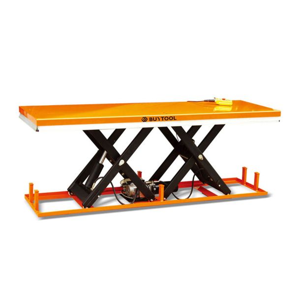 Quality Heavy Duty Large Stationary Hydraulic Scissor Lift Table 500kg 1000 Lbs for sale