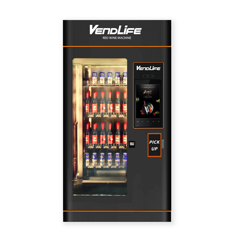 Quality 110V Moet Et Chandon Vending Machine with age recognizer condensationproof for sale