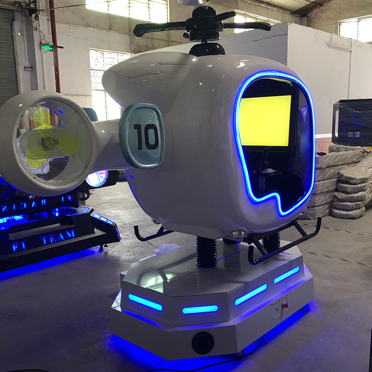 9D VR Helicopter Simulator in operation