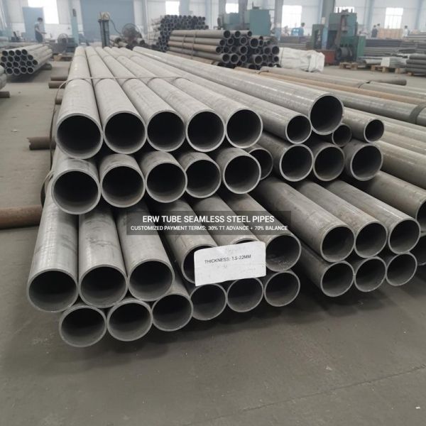 Quality ERW Tube Seamless Steel Pipes Thickness 1.5-22 Mm Customized Payment Terms 30 Percent TT Advance Plus 70 Percent Balance for sale