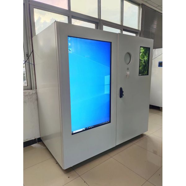 Quality 55inch Ads Screen Can And Bottle Vending Machine Smart Recycling Solution For Business Center Exhibition Show for sale