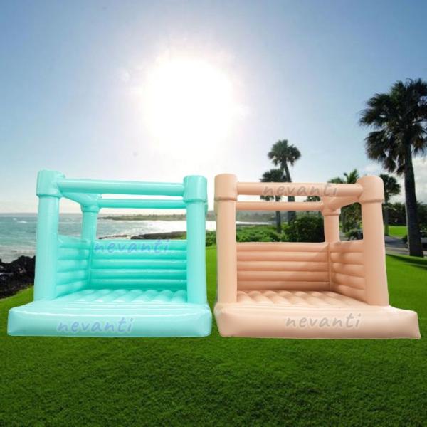 Quality 2024 Design White Mini Inflatable Bouncy Castle Combo Bounce with Custom Logo for sale