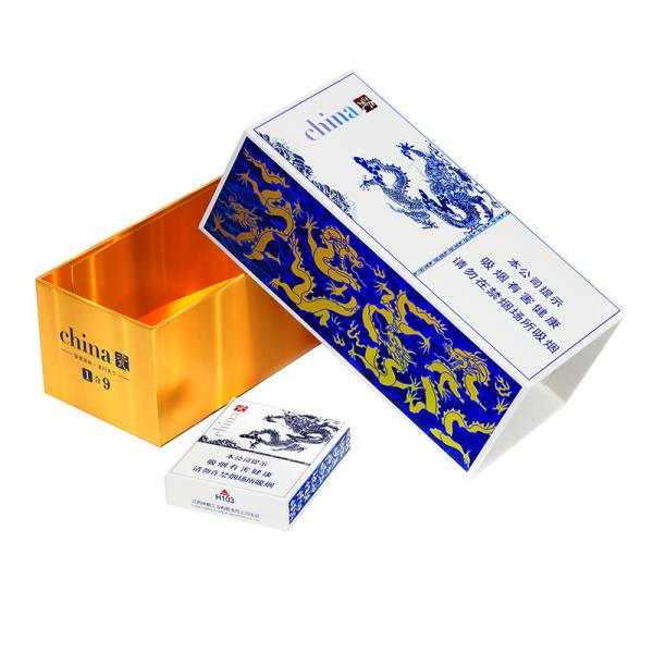 Quality Eco Friendly Custom Cigarette Packaging Boxes With Stamping Embossing for sale