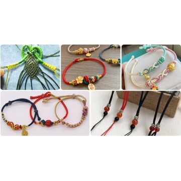 Quality Sample of Eco-Friendly Boho 210D Polyester Thread for Hand Woven Sewing Machine for sale