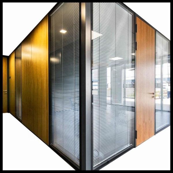 Quality Demountable Clear Glazed Glass Partition Wall For Office 12mm for sale