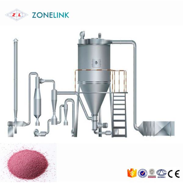 Quality automatic lab powder drying machine for blood plasma spray dryer with GMP for sale