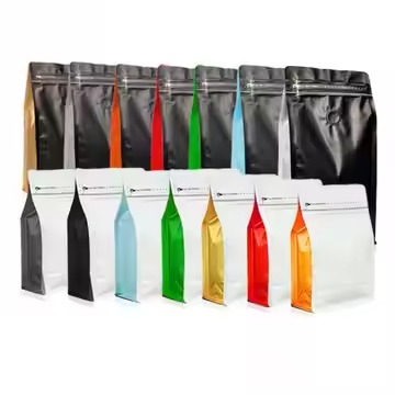 Quality Custom Printed Eco Friendly Kraft Coffee Bag Coffee Package Bag Custom Print for sale