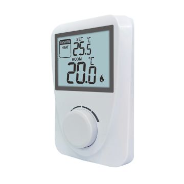 Quality Temperature Controller Wired Room Thermostat With Bat - Low Indicator for sale