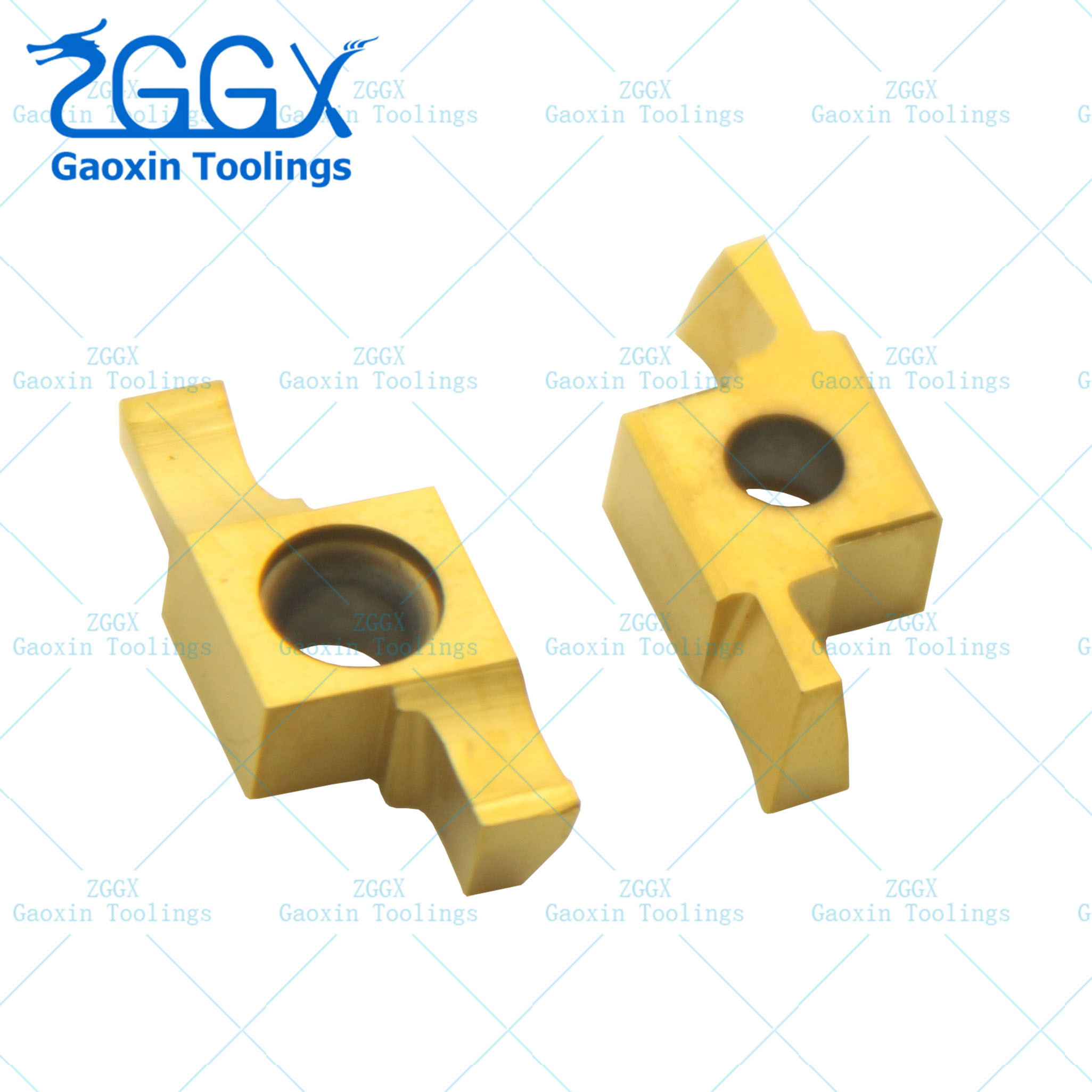 Quality Yellow Parting And Grooving Inserts Metal Turning CNC Tools Insert for sale